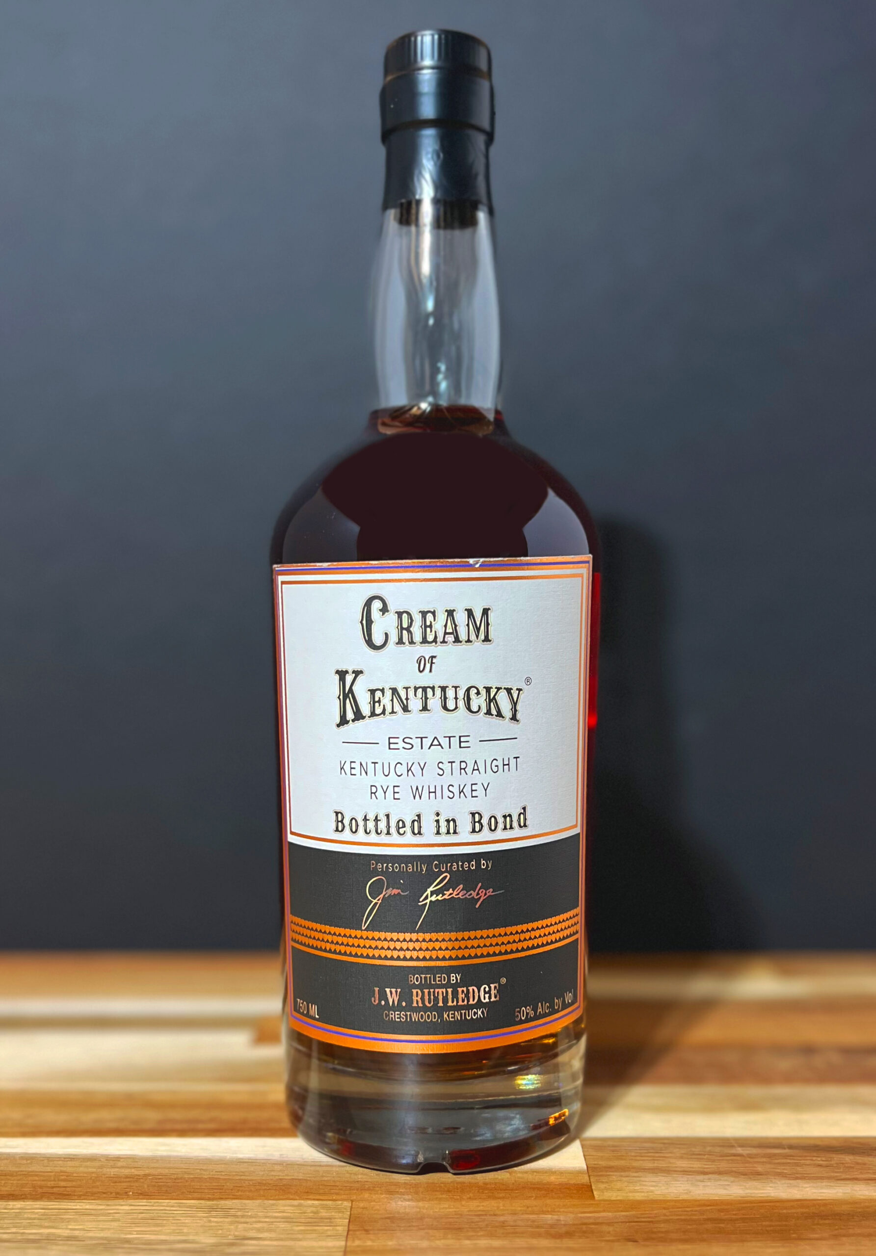 2021 Cream of Kentucky® Bottled in Bond Kentucky Straight Rye Whiskey